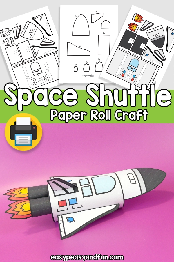 Paper Roll Space Shuttle Template – Easy Peasy and Fun Membership