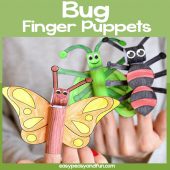 Printable Bug Finger Puppets – Easy Peasy and Fun Membership