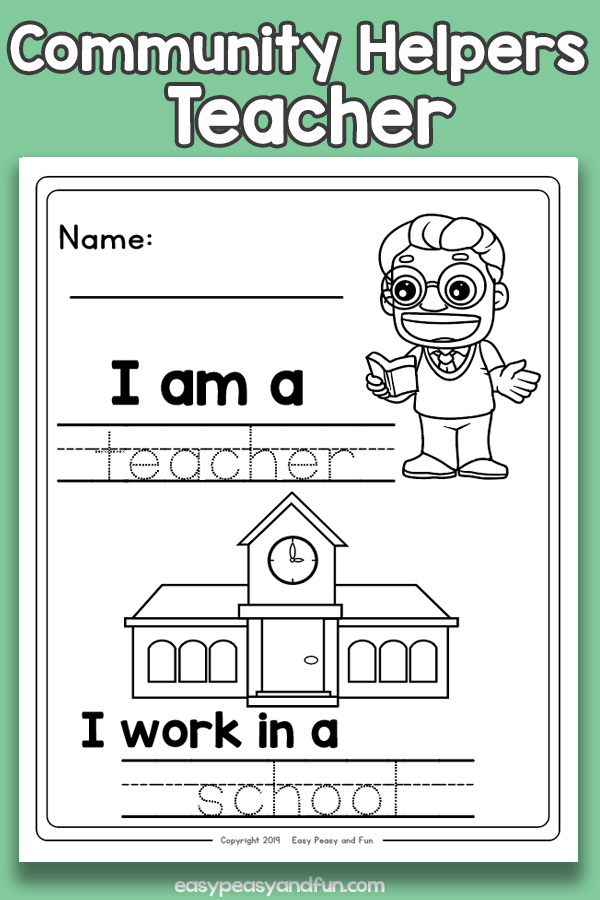 Community Helpers Worksheets For Kids