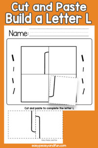 Cut and Paste a Letter L Worksheets – Easy Peasy and Fun Membership