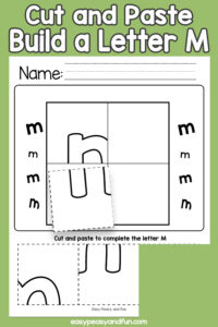 Cut and Paste a Letter M Worksheets – Easy Peasy and Fun Membership