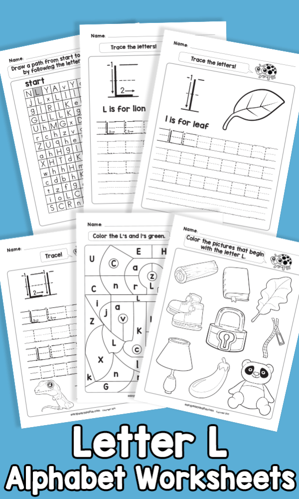 Letter L Worksheets – Easy Peasy and Fun Membership