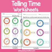 telling time – Easy Peasy and Fun Membership