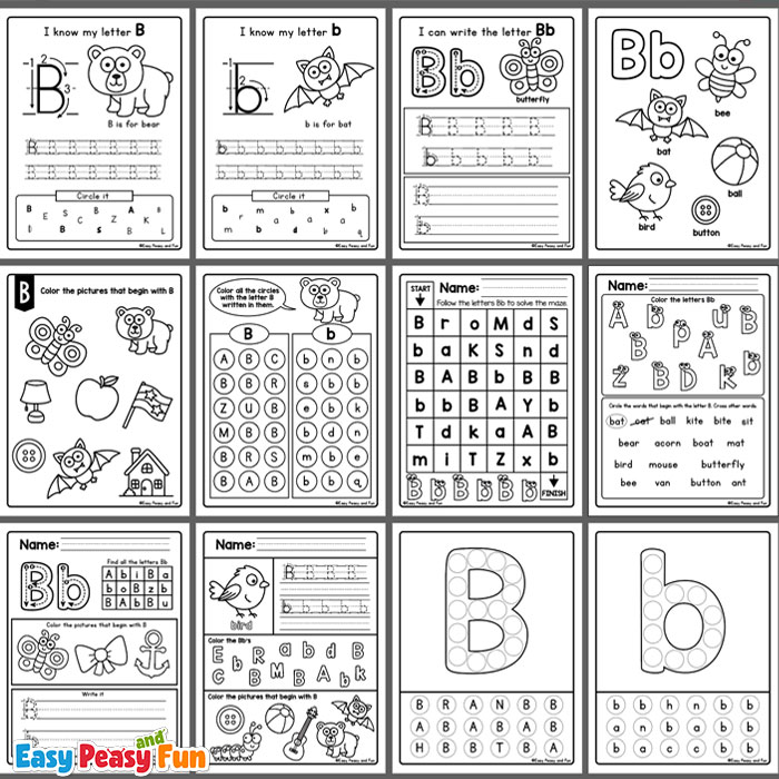 Alphabet Worksheets For Pre K And K Easy Peasy And Fun Membership Alphabet Worksheets For Pre K And K Easy Peasy And Fun Membership