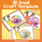 3D Snail Craft Template – Easy Peasy and Fun Membership